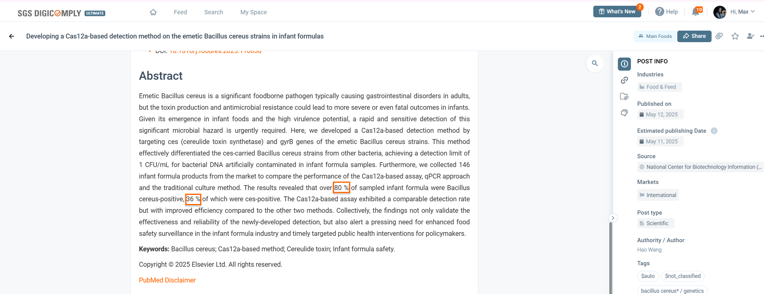 2026 Early Warning: Emerging Cereulide Risk Signals in Infant Formula